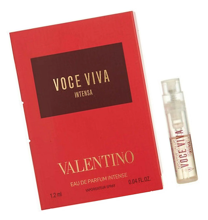 Valentino Voce Viva Intensa миниатюра парфюмерной воды 1.2 мл - Восе Вива Интенса для нее