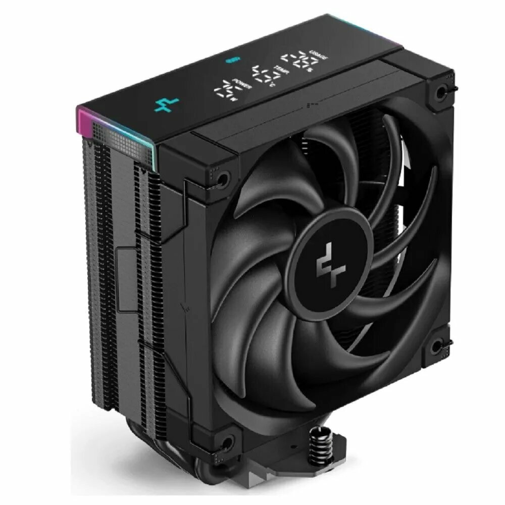 Устройство охлаждения(кулер) Deepcool AK400 Soc-AM5/AM4/1200/1700/1851 черный 4-pin 29-29dB Al+Cu 22
