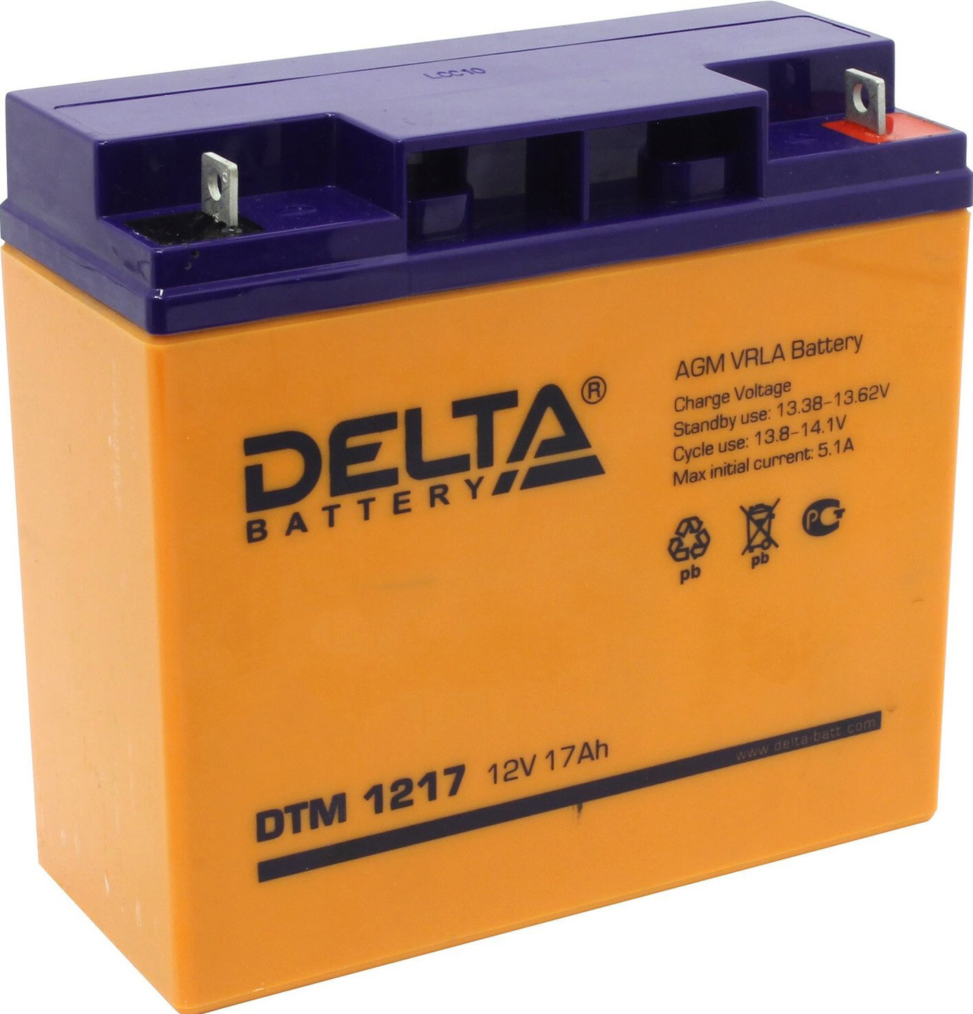 Аккумуляторная батарея DELTA DTM 1217