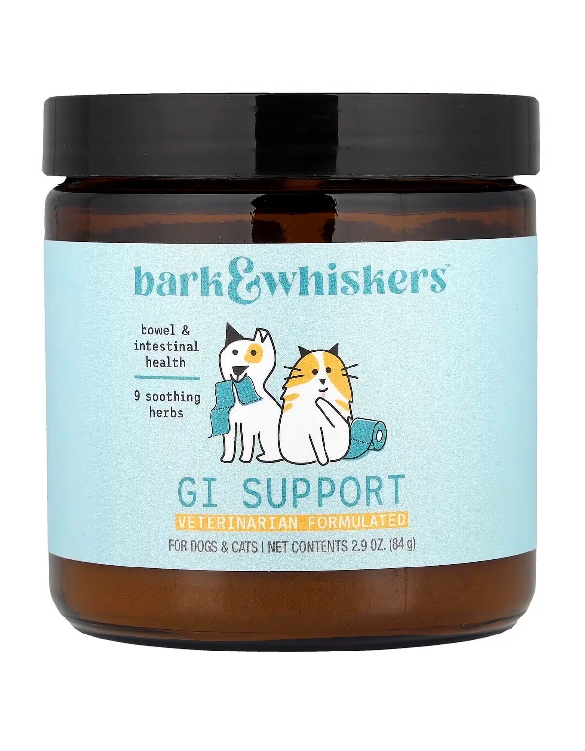 Dr. Mercola добавка для ЖКТ кошек и собак поддержка пищеварения в порошке Bark & Whiskers
