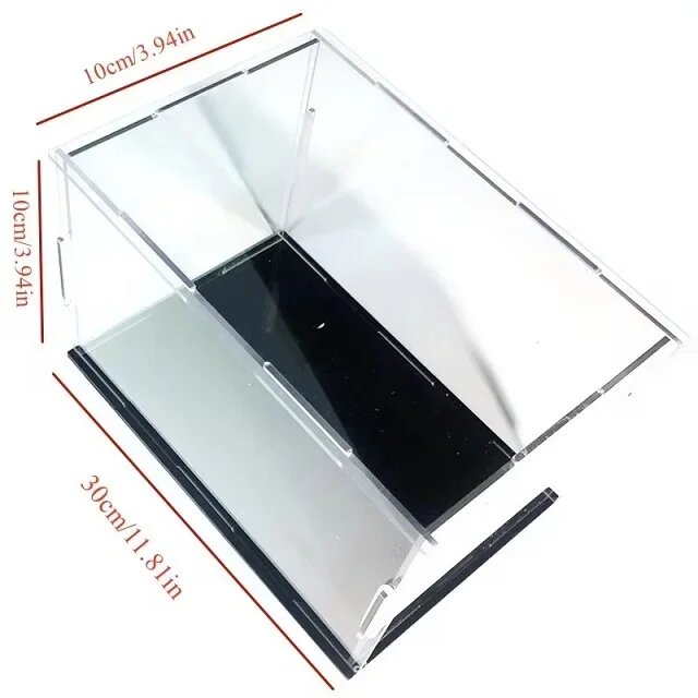 Прозрачный акриловый бокс для хранения фигурок 30x10x10cm