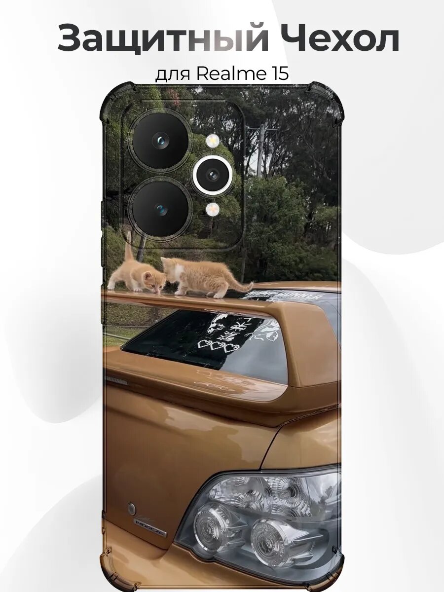 Realme 15 Subaru Impreza STI с котятами