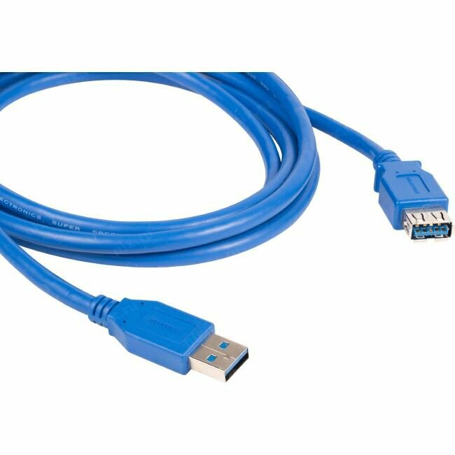 C-USB3/AAE-6 Kramer Кабель USB-A 3.0 вилка-розетка, 1,8 м — фото 1