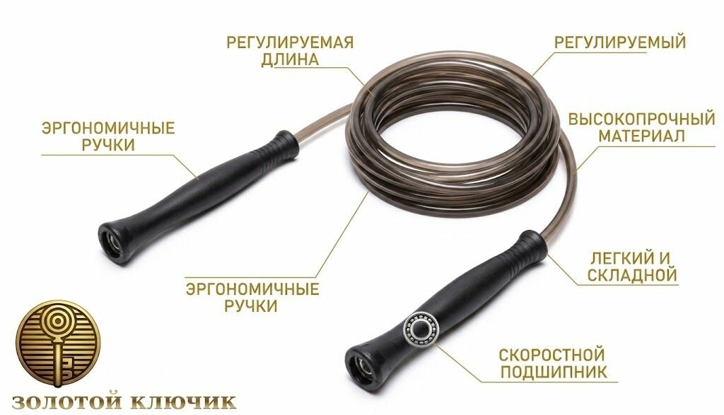 Скакалка Decathlon Domyos Jump Rope Jr100