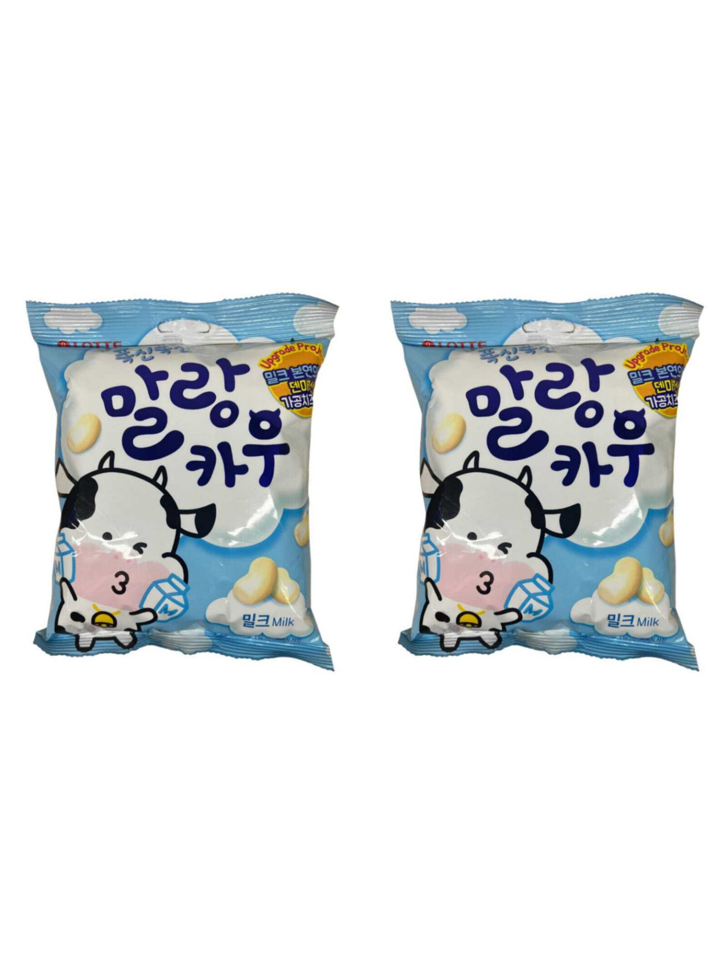 Жевательная конфета Lotte Malang Cow Milk 158 г 2 шт