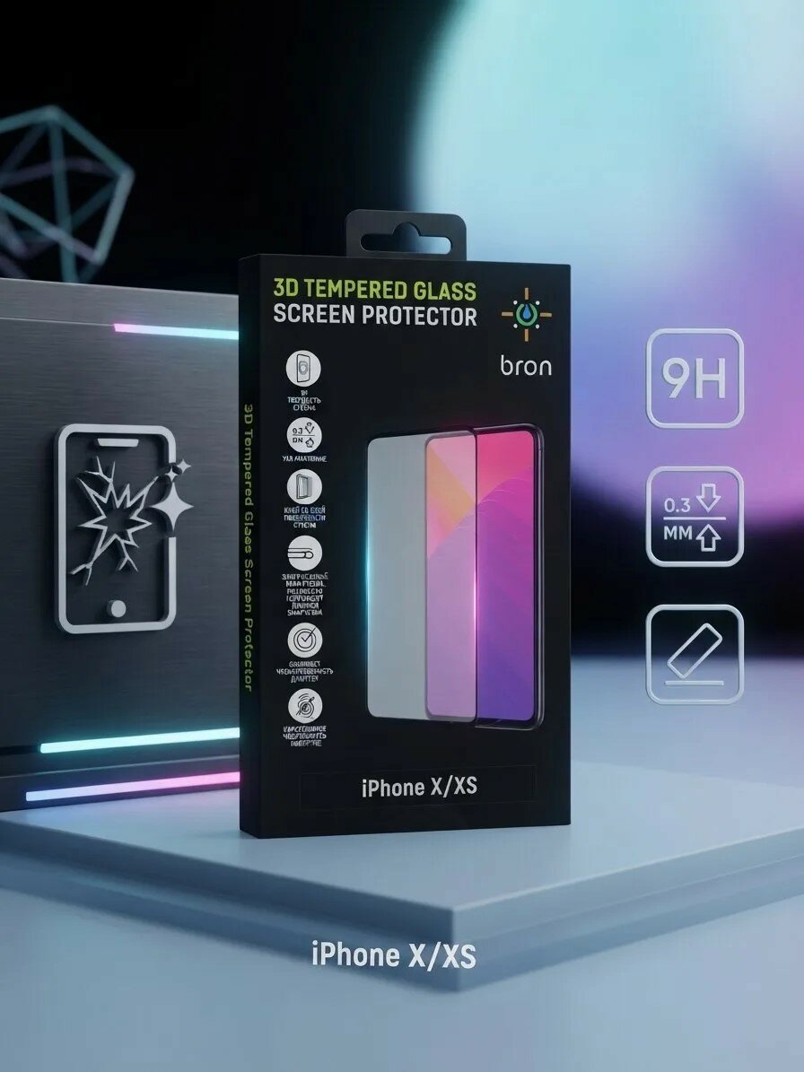 Защитное стекло для Iphone X/XS