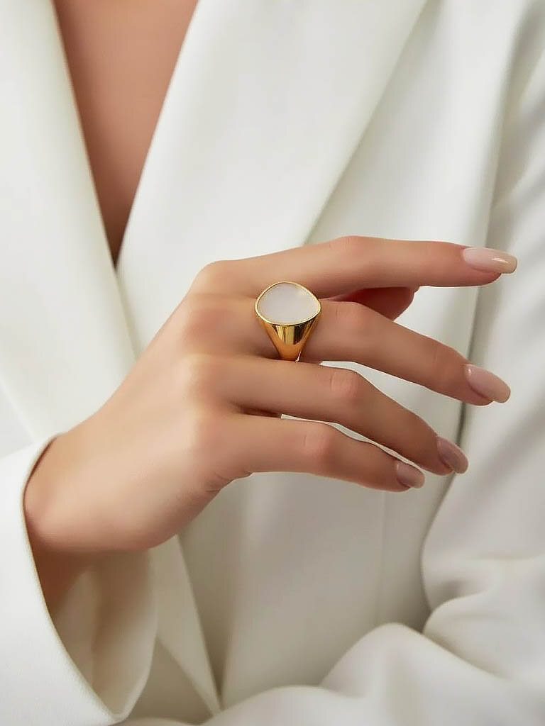 Кольцо, перламутр