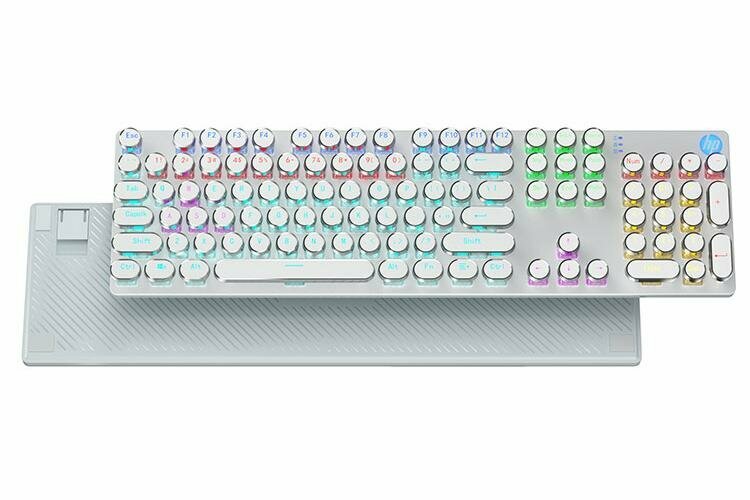 Комплект клавиатуры и мыши HP HUIPU GK400Y+G160 Mixed Light Punk, цвет: single keyboard