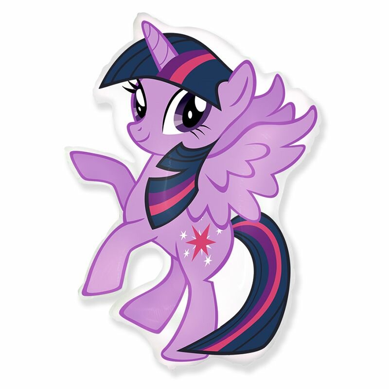 Шар фольгированный Flexmetal Пони Искорка/Twilight Sparkle, от 3 лет, для гелия/воздуха