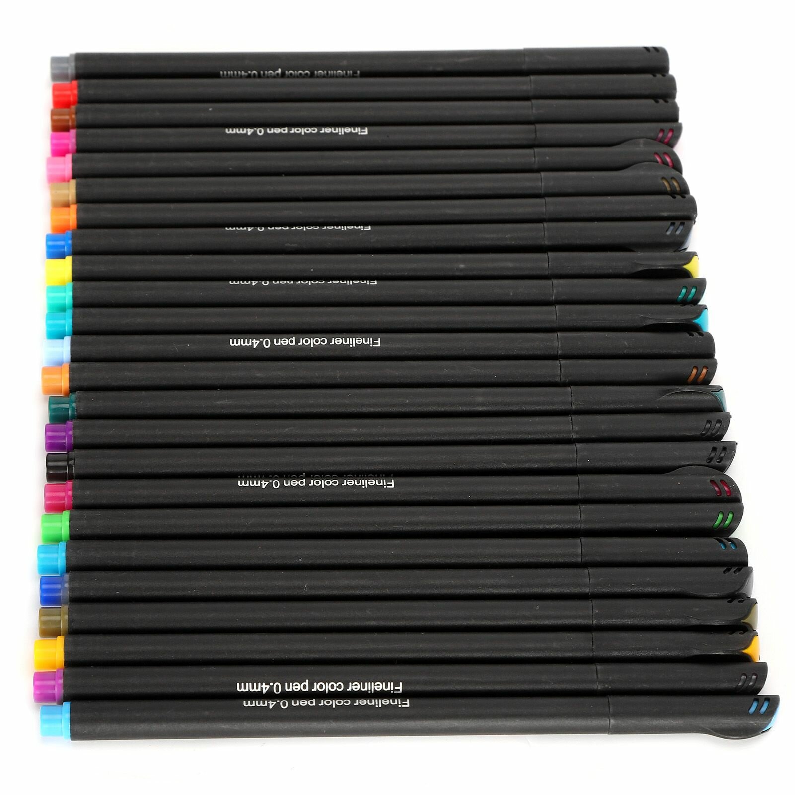 24 шт, ручка с крючком, красочное волокно, ручная роспись, акварельные эскизы, аксессуары для рисования