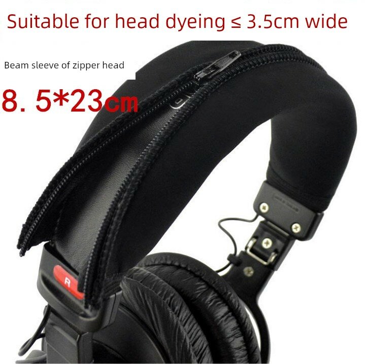 Универсальные аксессуары для наушников: защитный чехол на оголовье из шерсти на молнии, чехол на верхнюю балку, чехол