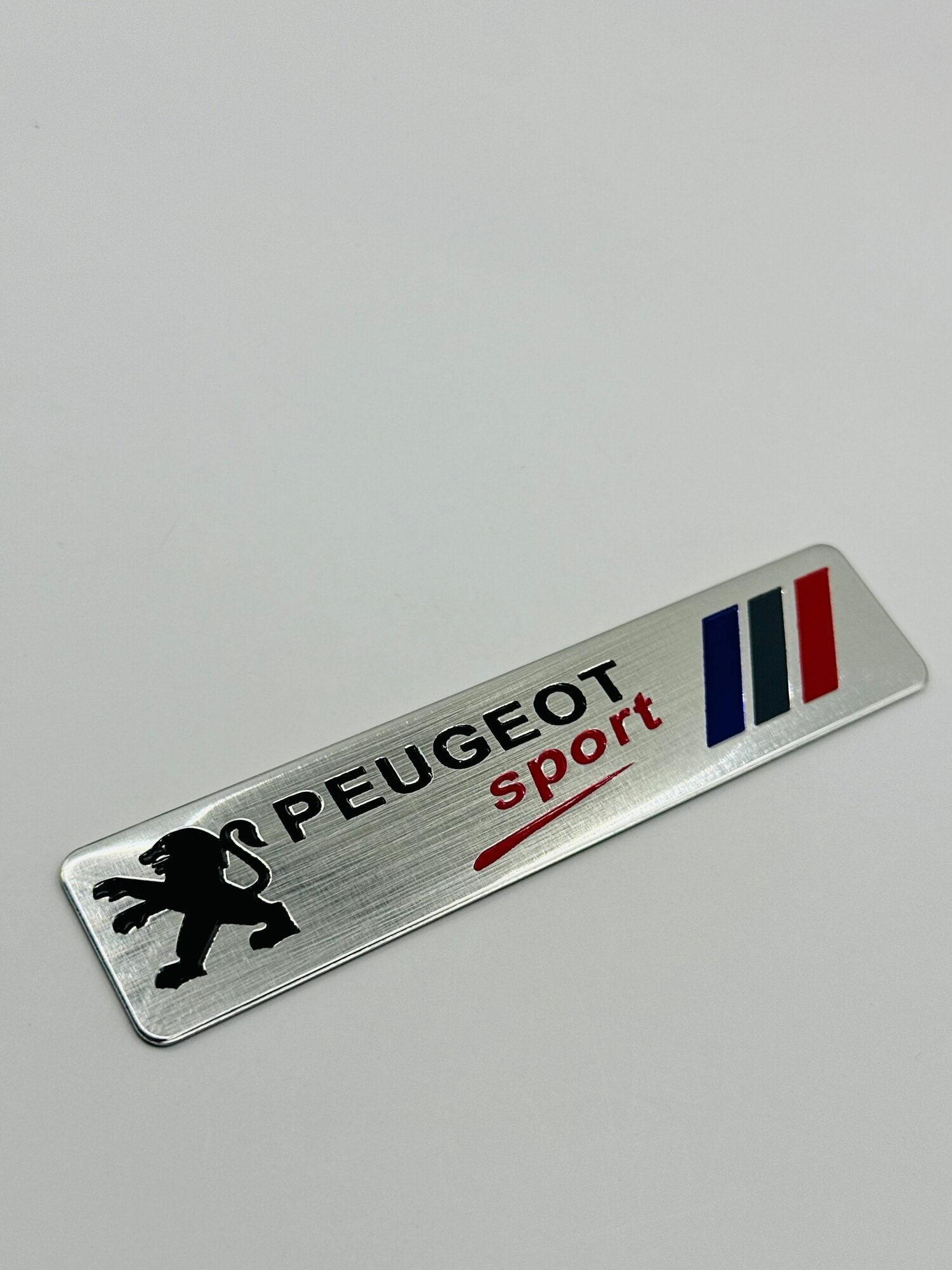 Шильдик надпись наклейка Peugeot Sport 12см