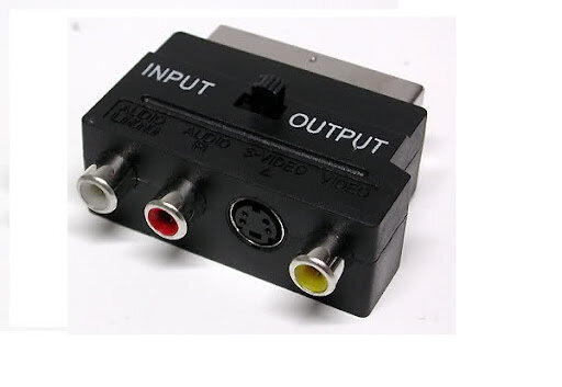 Высококачественный адаптер SC-51 LUXMANN Scart to 3RCA + S-VHS 480-051-3