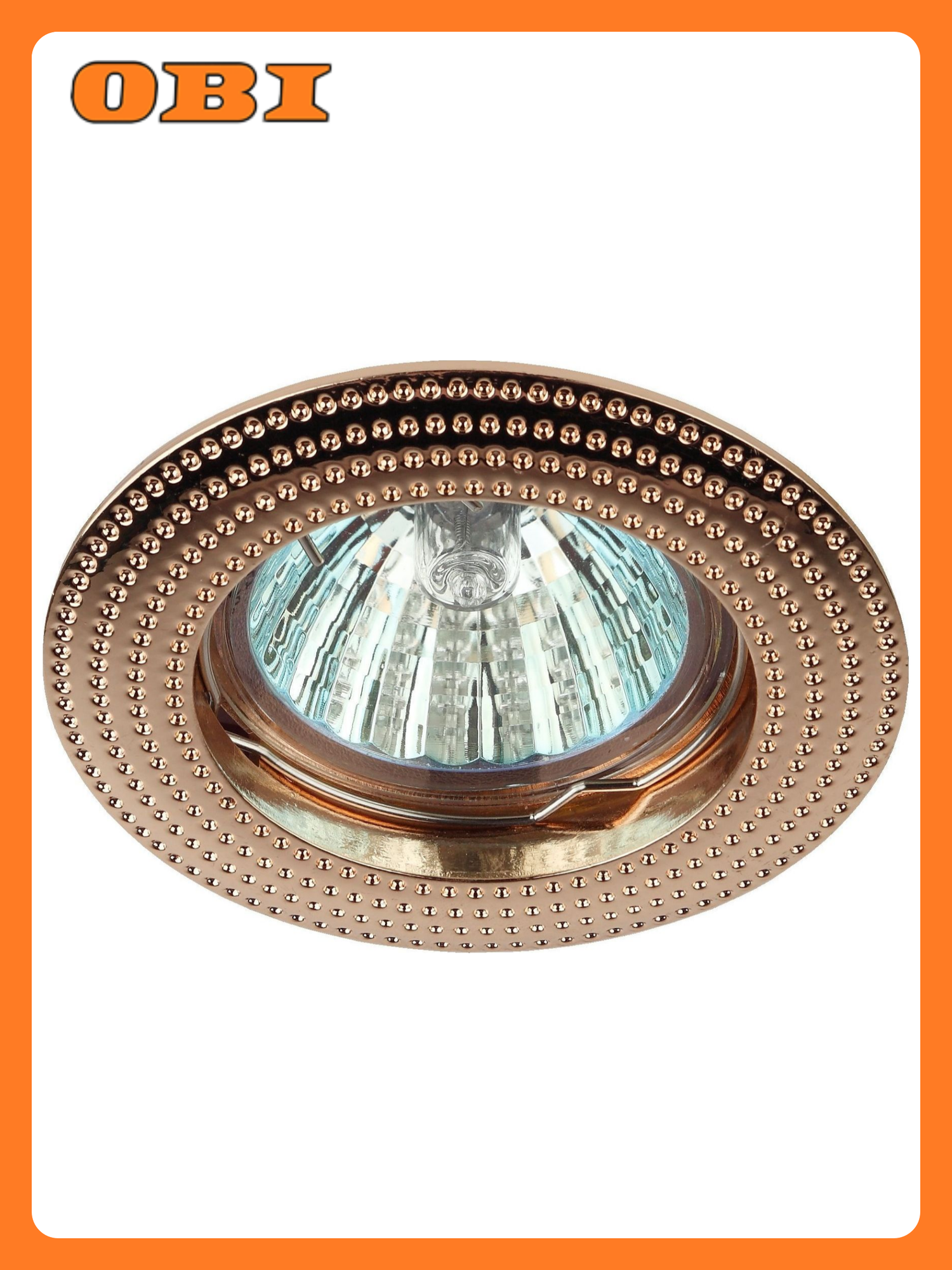 Потолочный встраиваемый светильник ЭРА Б0017100, цоколь GU5.3