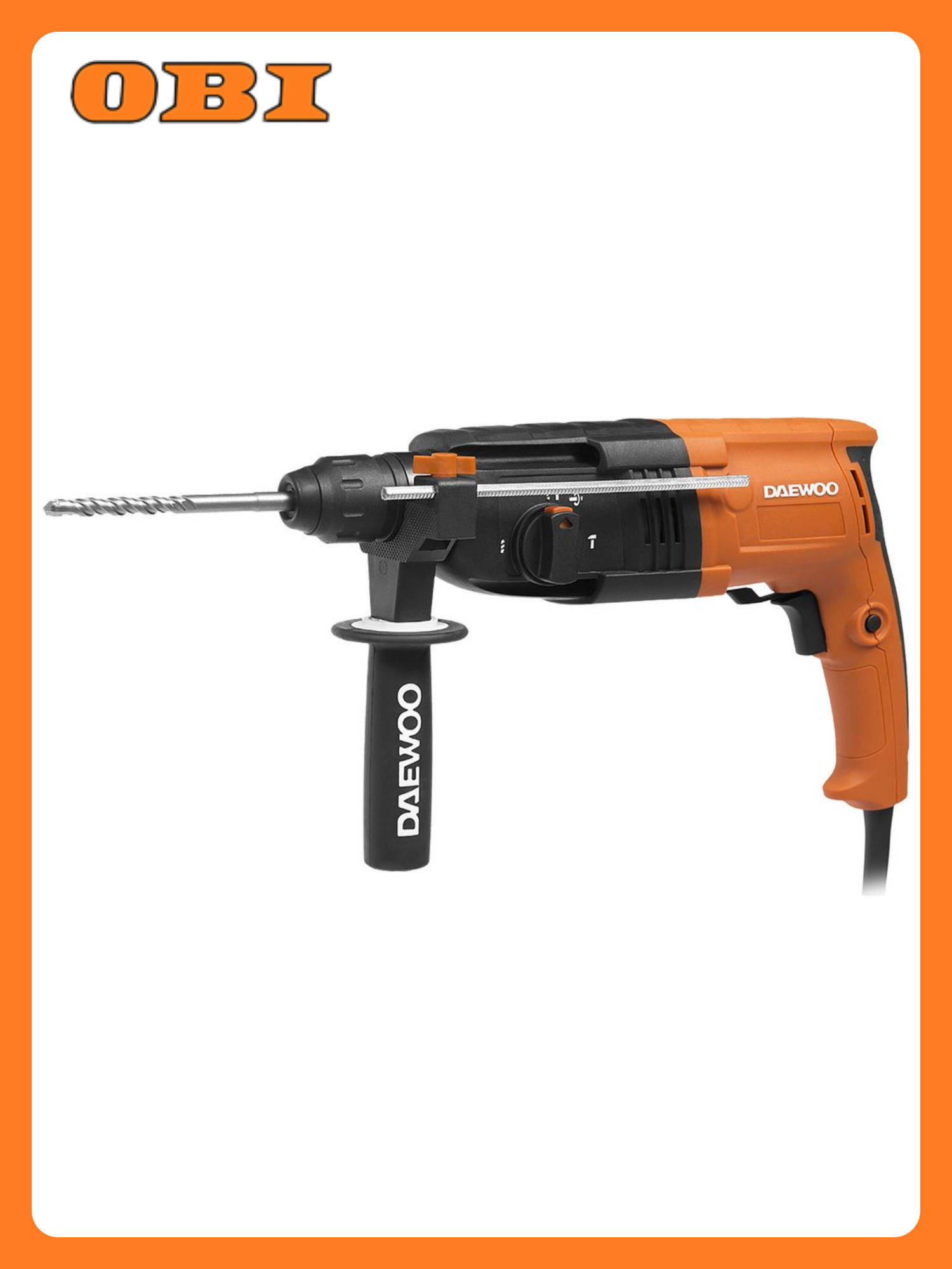 Перфоратор Daewoo Power Products DAH 820, SDS-Plus, 820 Вт, кейс
