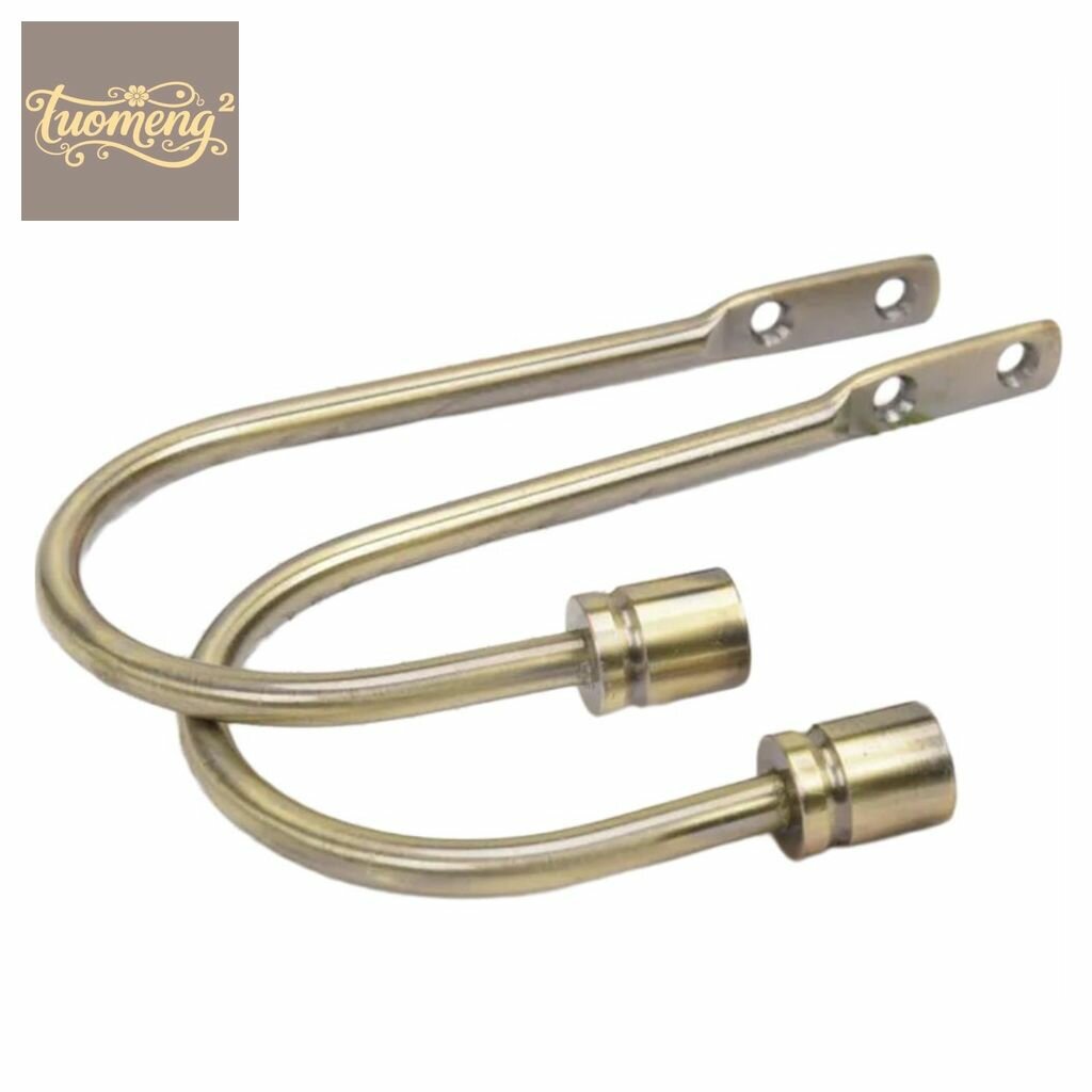 Элегантные металлические фиксаторы для штор, 2 шт, настенные подхваты оконной драпировки, крючки с винтами, декор домашнего офиса