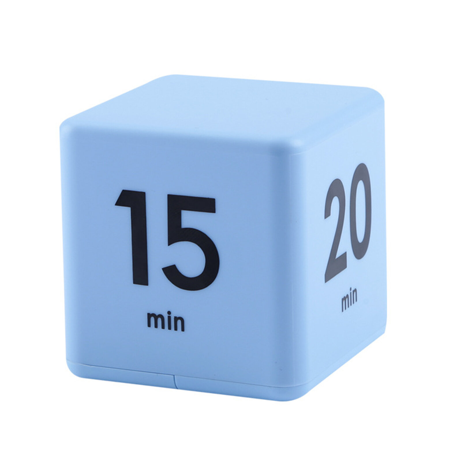 Cube Timers с датчиком гравитации и обратным отсчетом 2.6 дюйма для детей, 15-20-30-60 минут для учебы, готовки, чтения, упражнений, черный / белый / красный / розовый / зеленый / синий / желтый (выбор), ABS, размер 66*66*66 мм, вес 69 г