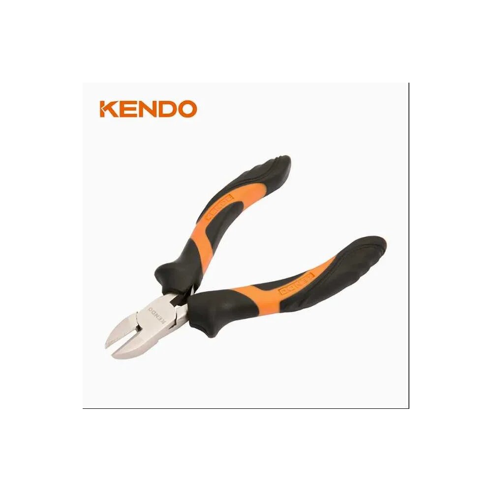 Бокорезы KENDO 10902, 110мм, двухкомпонентные рукоятки, рез заподлицо — фото 1