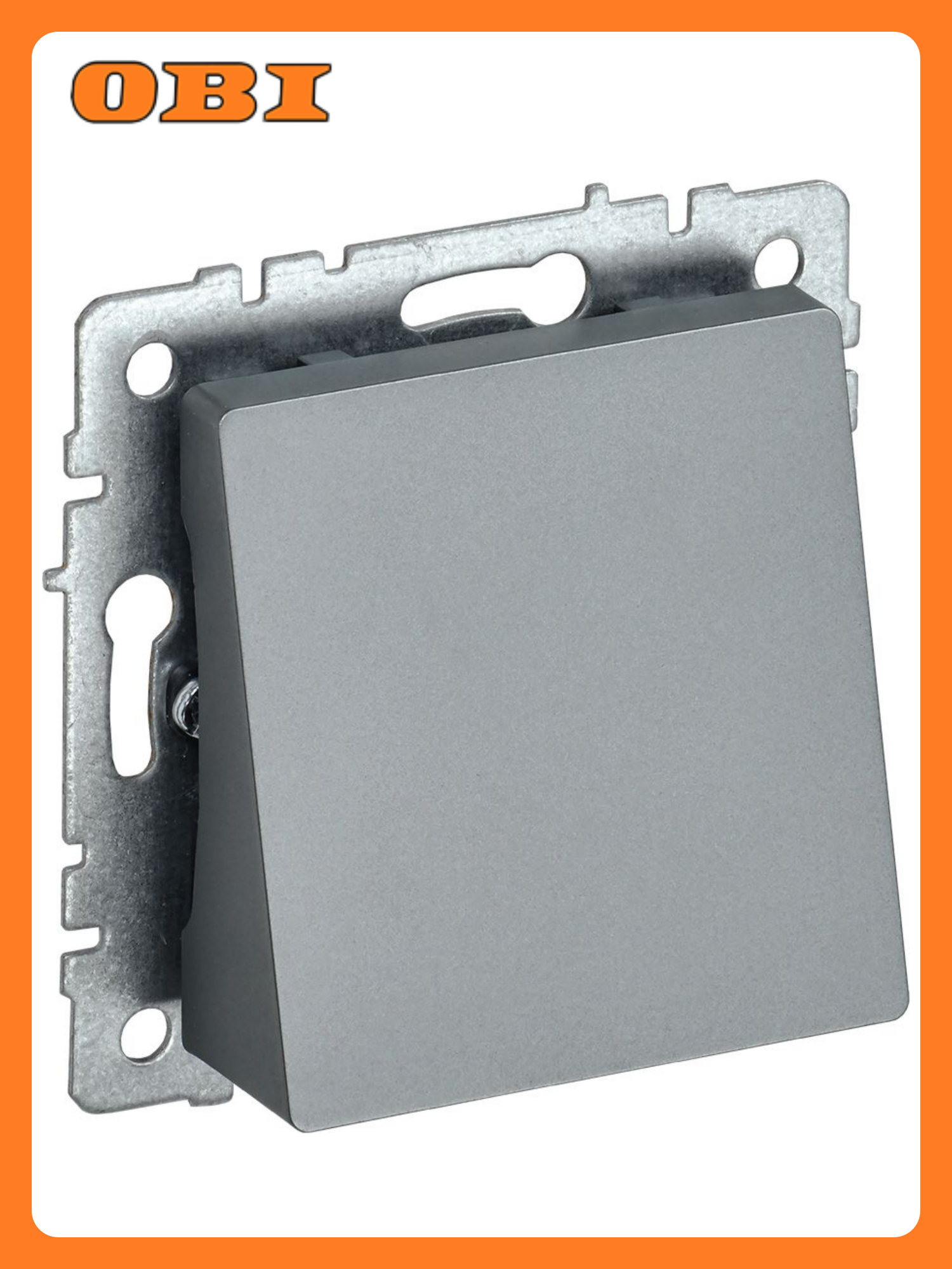 Вывод кабеля IEK BRITE МВ10-БрС, сталь, серый, 180x102x60 мм