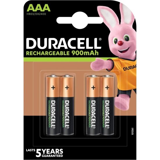 Аккумулятор Duracell HR03 AAA 900 mAh (уп 4 шт)