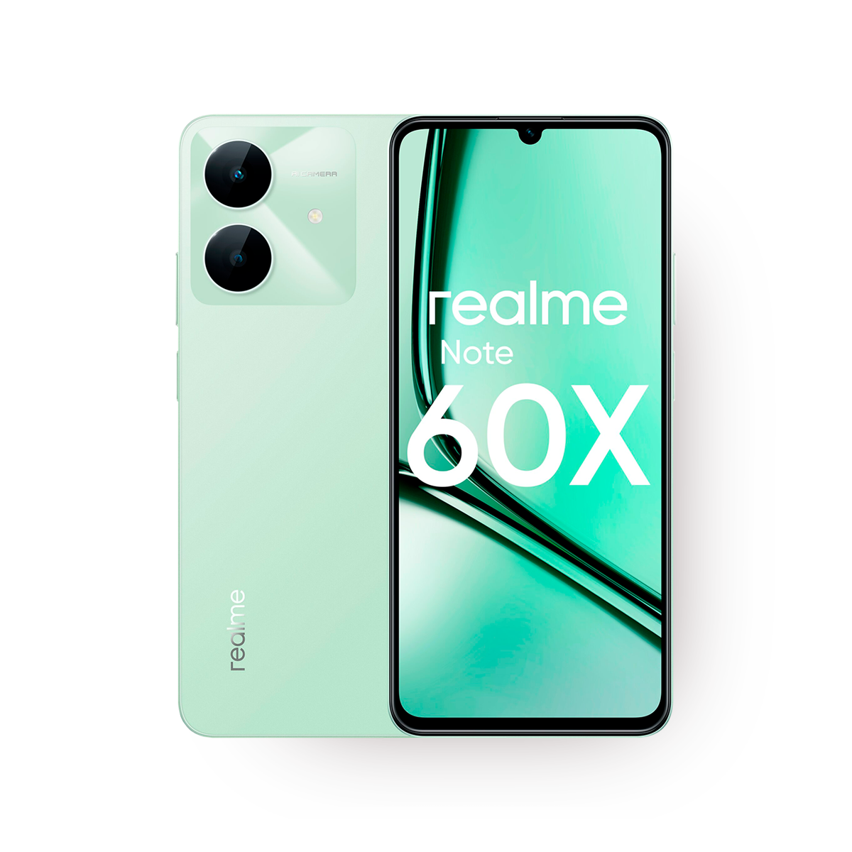 Смартфон Realme Note 60x 4/128 ГБ RU, Dual nano SIM, зелёный