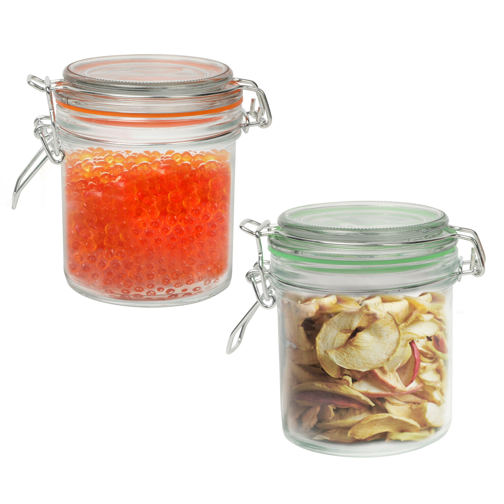 Набор банок MALLONY "Bravo" 106008, 0.25 л, стекло, металл, 2шт.