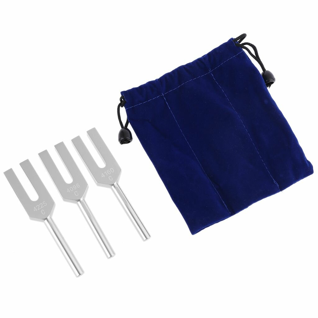 Камертоны Angel с чехлом, удобные для переноски, 4096 Гц, 4160 Гц, 4225 Гц, подходят для лечебного музыкального инструмента, алюминий