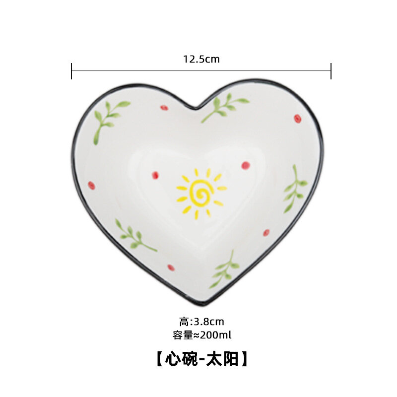 Керамическая тарелка Отдельная обеденная тарелка Домашняя тарелка для завтрака Детская обеденная тарелка Симпатичная