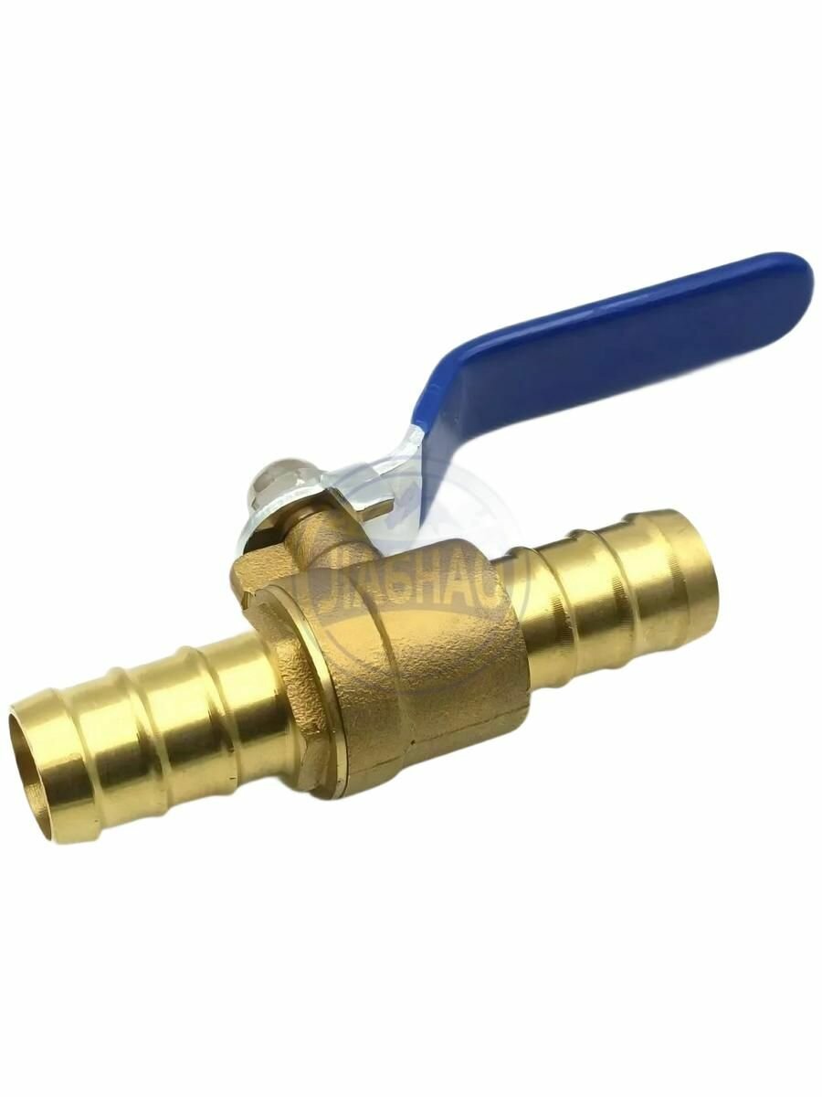 Кран печки отопителя шаровый ;19 мм латунный 3/4 со штуцером; Переключатели для различных типов водопроводных труб