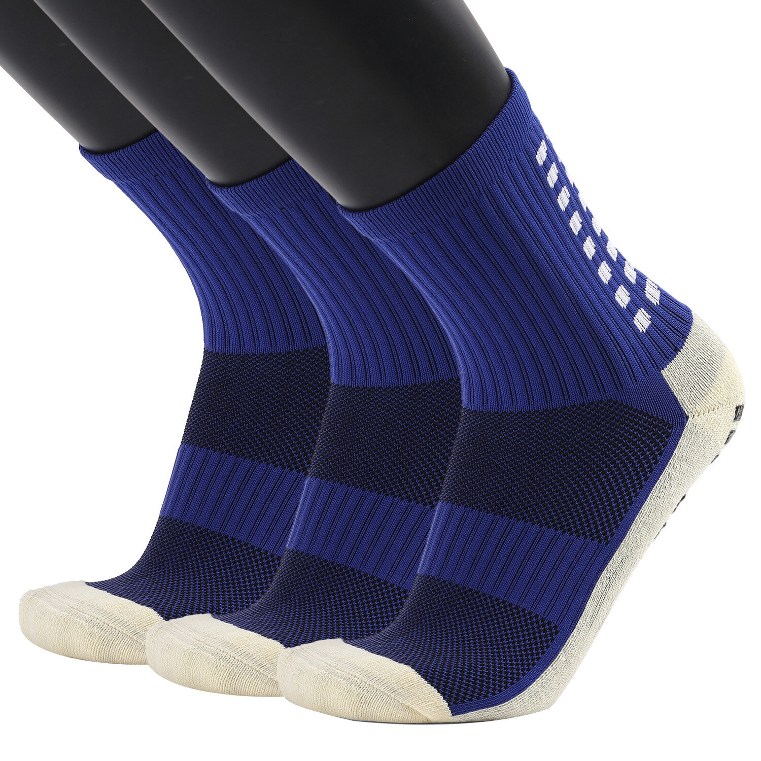 Мужские антискользящие футбольные носки, спортивные длинные носки, впитывающие влагу, с захватом для баскетбола, футбола, волейбола, бега, треккинга, походов. 1 пара / 3 пары.