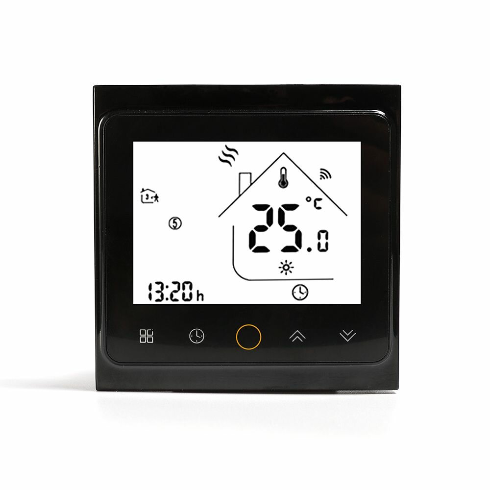 Термостат с сухим контактом с двумя датчиками RS485 и MODBUS, SDITERSMT BHT002-GCLN-220V-Черный, оборудование для дистанционного централизованного управления и мониторинга