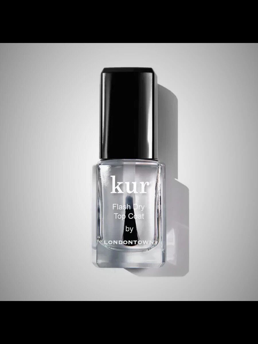 LONDONTOWN kur Flash Dry Top Coat, Быстросохнущее топ покрытие 12 мл