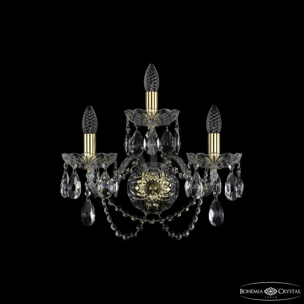 1402B/2+1/160/XL G Бра хрустальные Bohemia Ivele Crystal, 1402