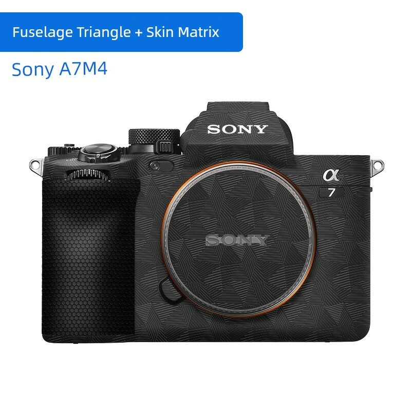 Пленка с треугольным узором для полного обхвата корпуса камеры Sony A7M4 (3M клей)