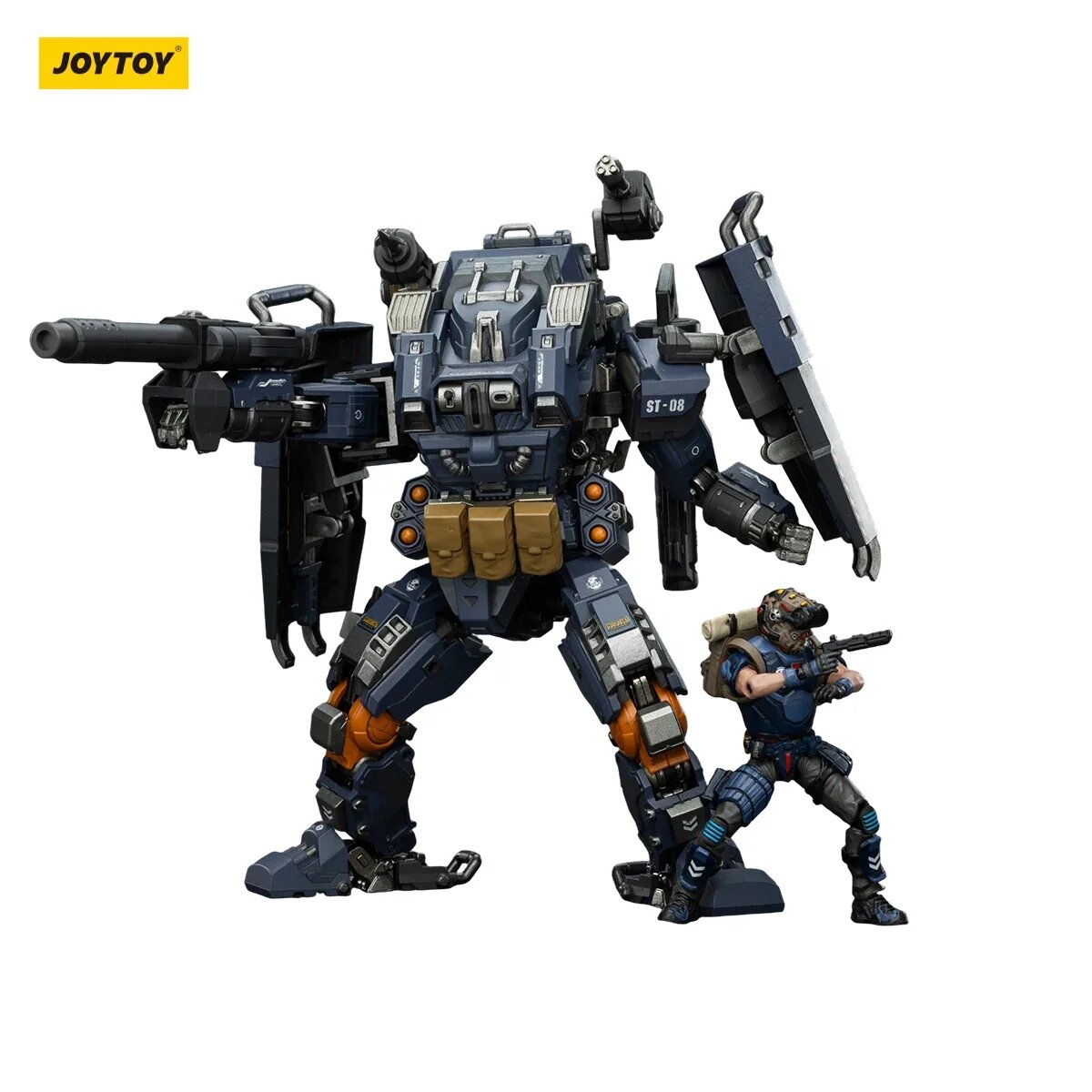 JOYTOY Dark Source 1/25 Фигурка APOC Bedrock Albus, темно-синий, Fire Support