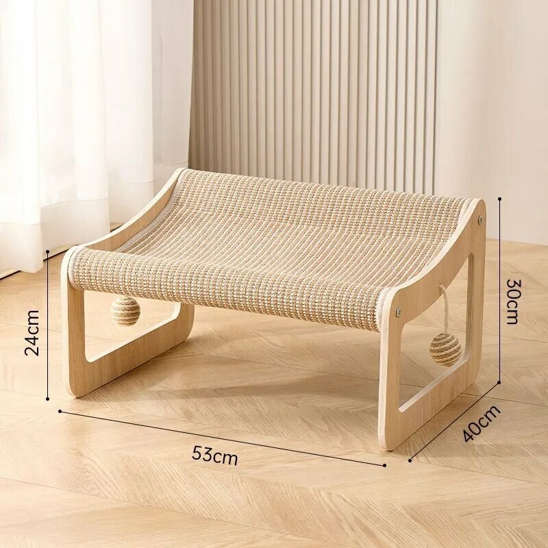 Когтеточка для кошек износостойкая, Диван Recliner с матом из сизаля идеальное место для отдыха и игр