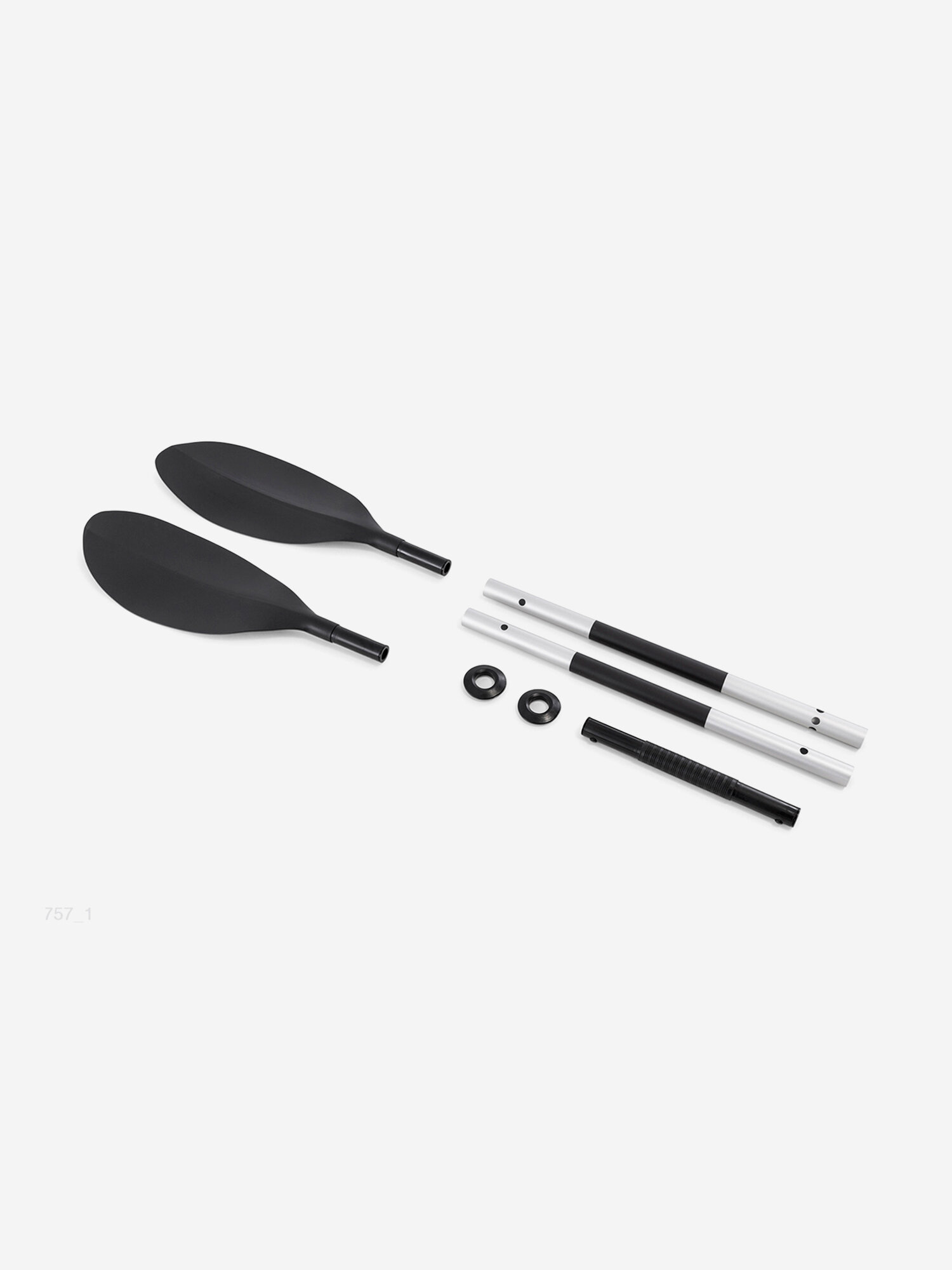 Весло Intex 69629, алюминиевое, для байдарки, черно-серое, 218 см