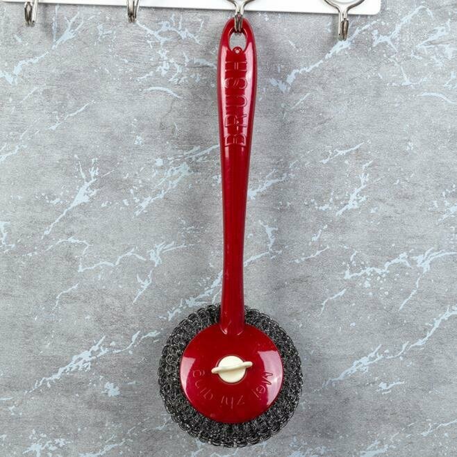 Бытовая щетка для горшка с длинной ручкой не повреждает горшок для мытья кухни с щеткой для дезактивации мытья посуды