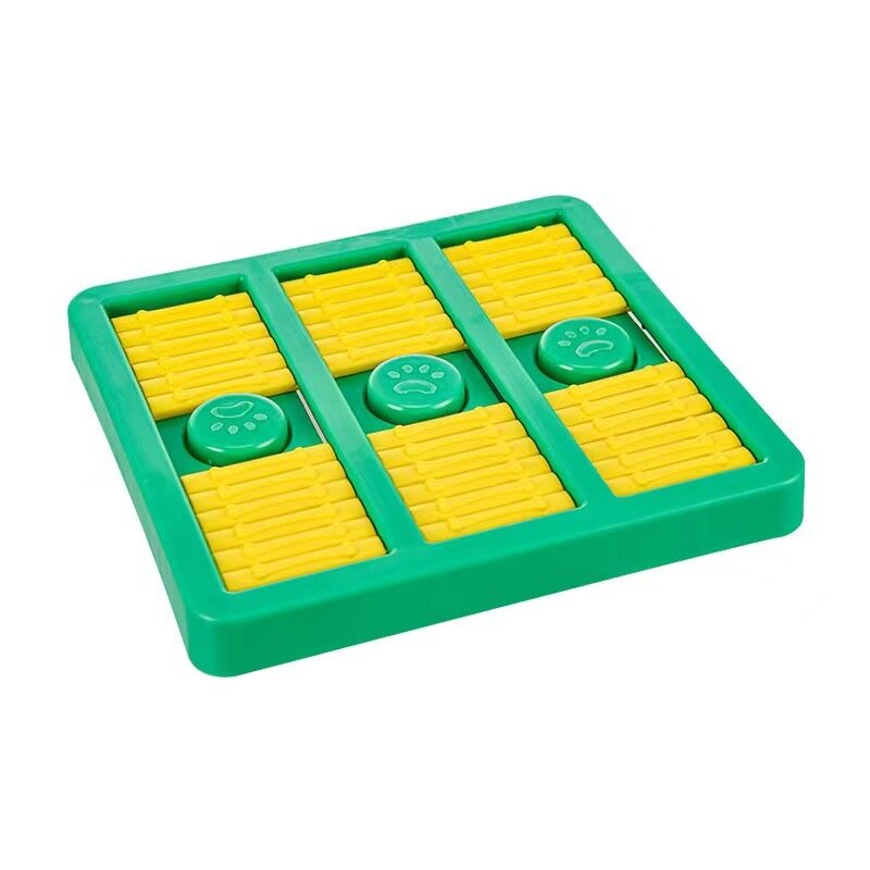 Интерактивная развивающая игрушка для собак и кошек, Сложность для младших классов средней школы круглая, синяя, желтая