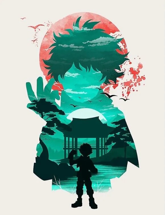 Алмазная Картина "Аниме - Моя Геройская Академия" 40х50 См Алмазная Вышивка / Картина Стразами Подарков