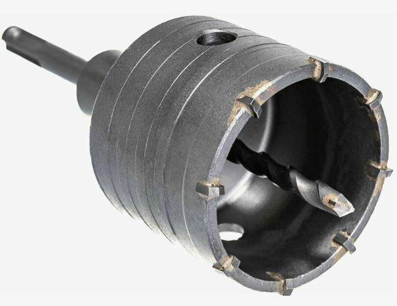 Коронка sds-plus 70мм, по бетону и кирпичу в сборе, ударная