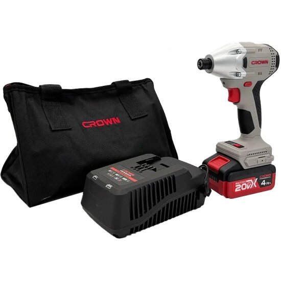 Винтоверт ударный аккумуляторный Crown Professional CROWN CT22067HX-4S TB