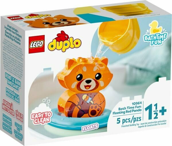 Lego 10964 Duplo Приключения в ванной: плавающая красная панда