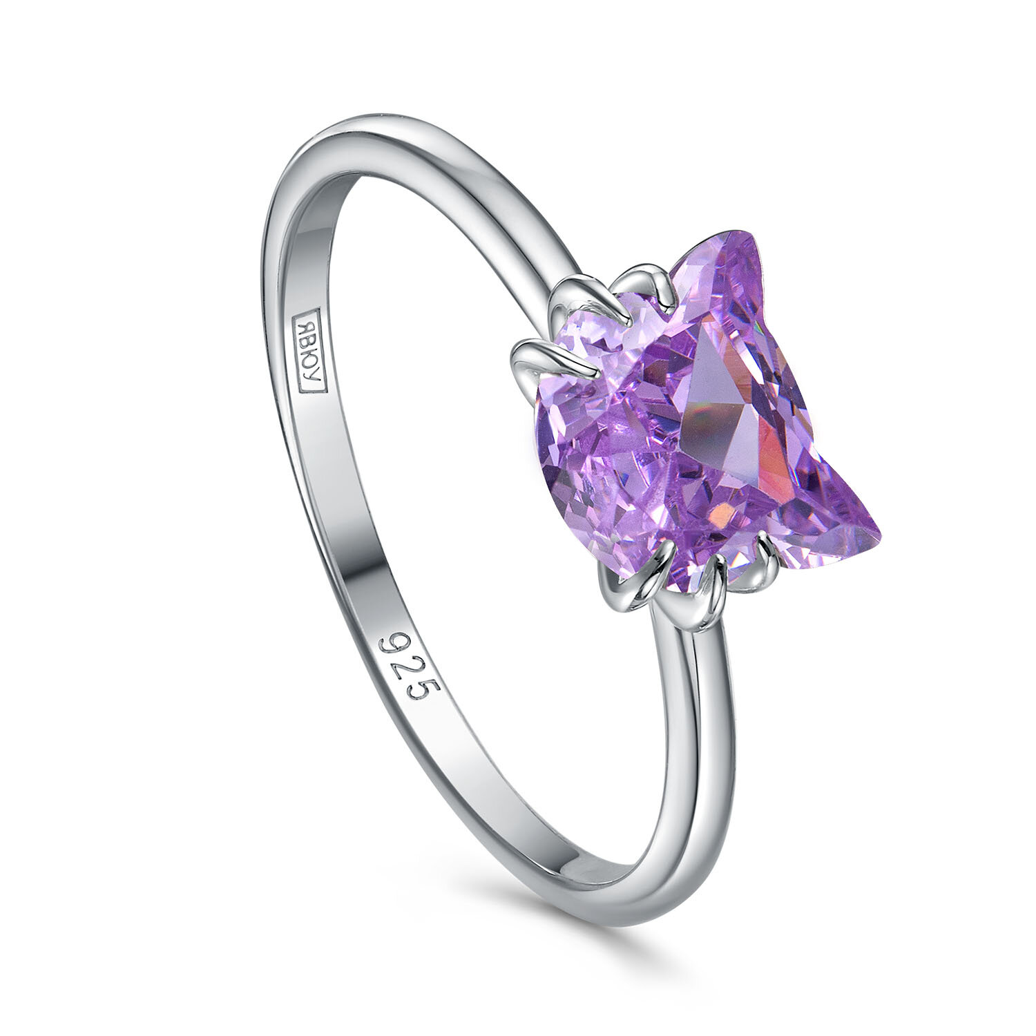 Кольцо, серебро, 925 проба