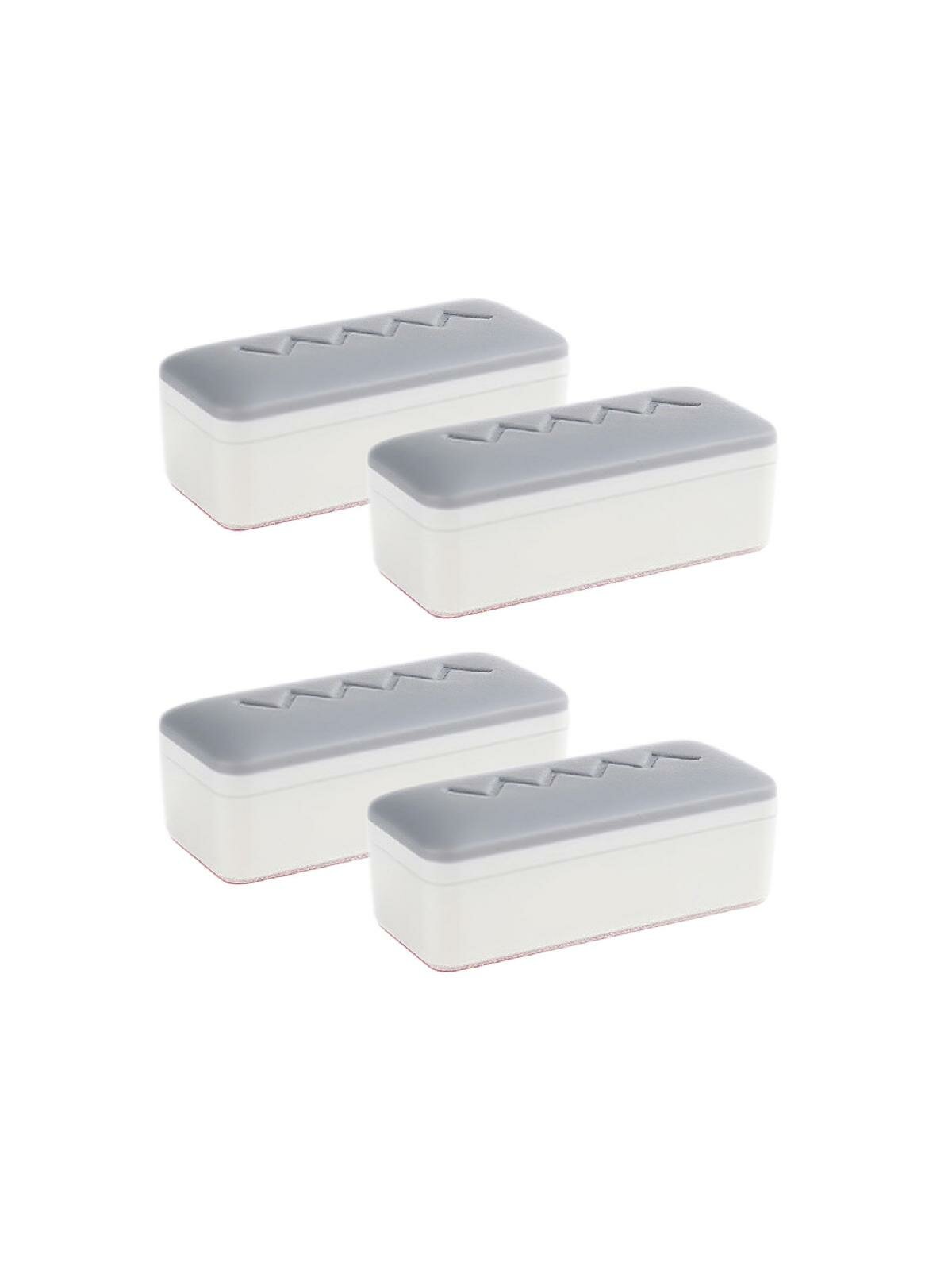 4ШТ Прокладки для сиденья унитаза Прочный клейкий дизайн Бампер для крышки унитаза для ванной комнаты