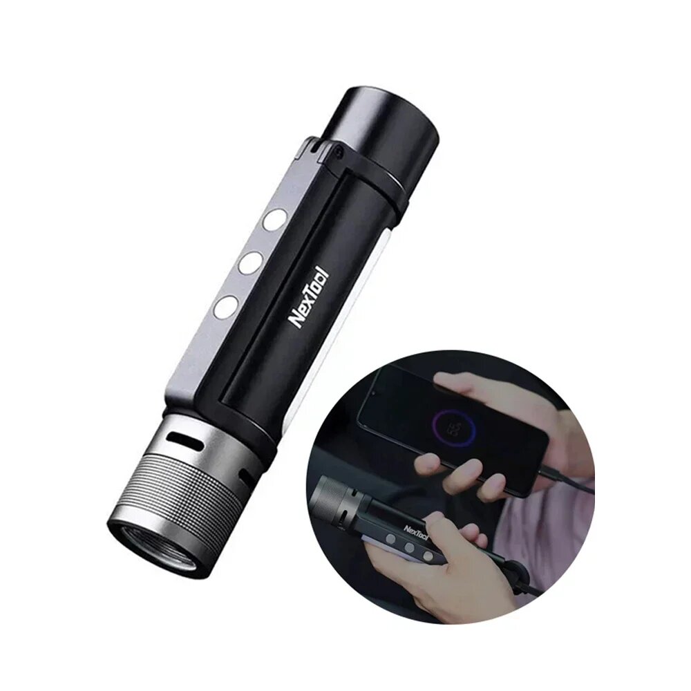 Многофункциональный Портативный Фонарь NexTool 6-в-1 С Высокой Интенсивностью, Водонепроницаемый