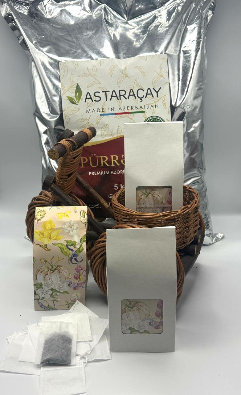Азербайджанский настоящий чай ASTARAÇAY Pürrеngi. Натуральный крупнолистовой азербайджанский чай премиум-качества, 100гр