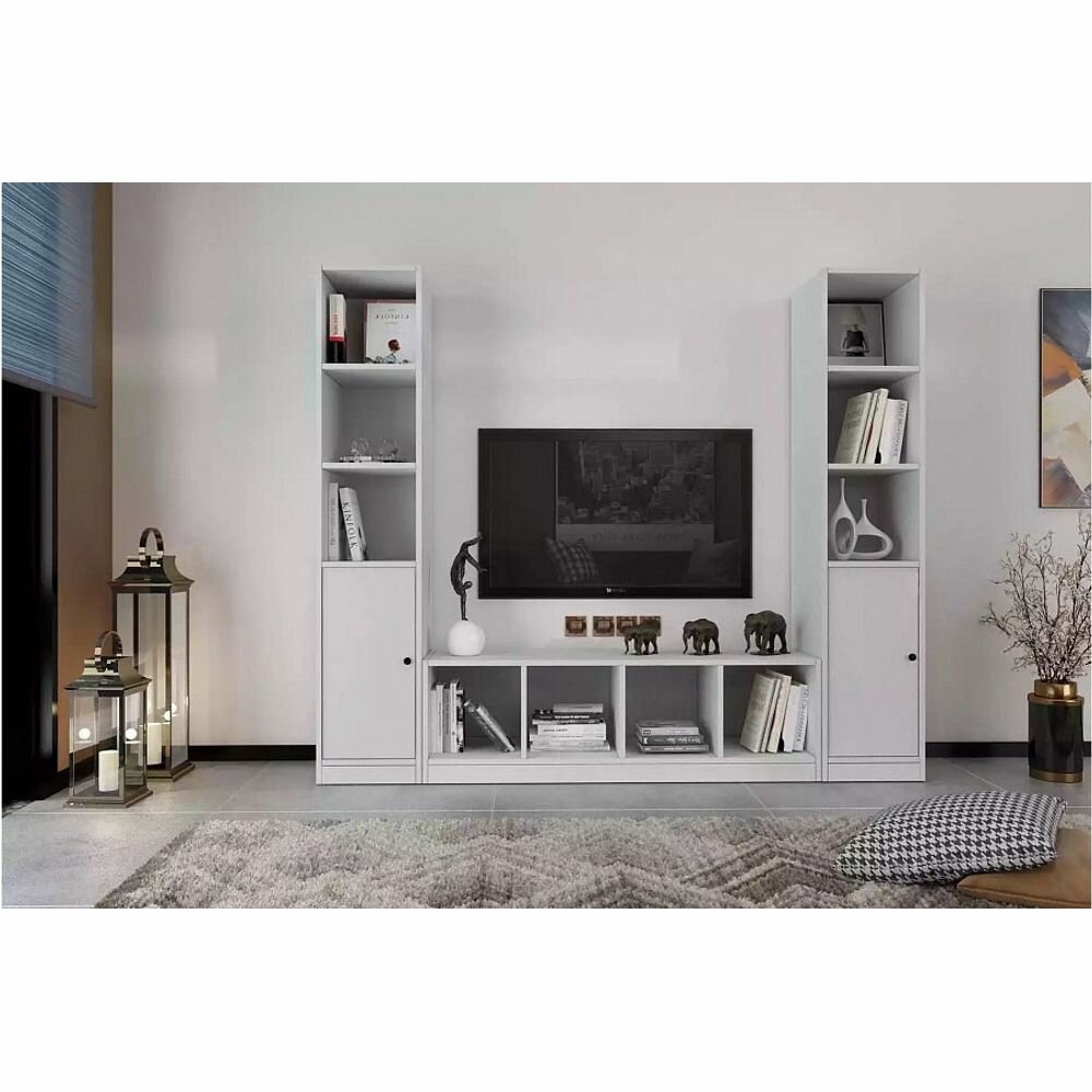 Фиеста К Стенка Билли Айден 10 Белый FS дизайн IKEA