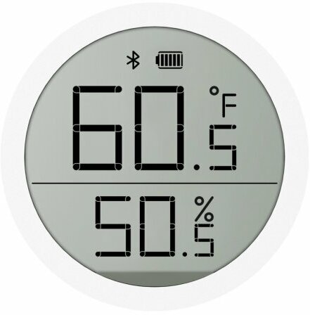 Метеостанция Xiaomi Qingping Bluetooth Temp & RH Monitor Lite (белая)