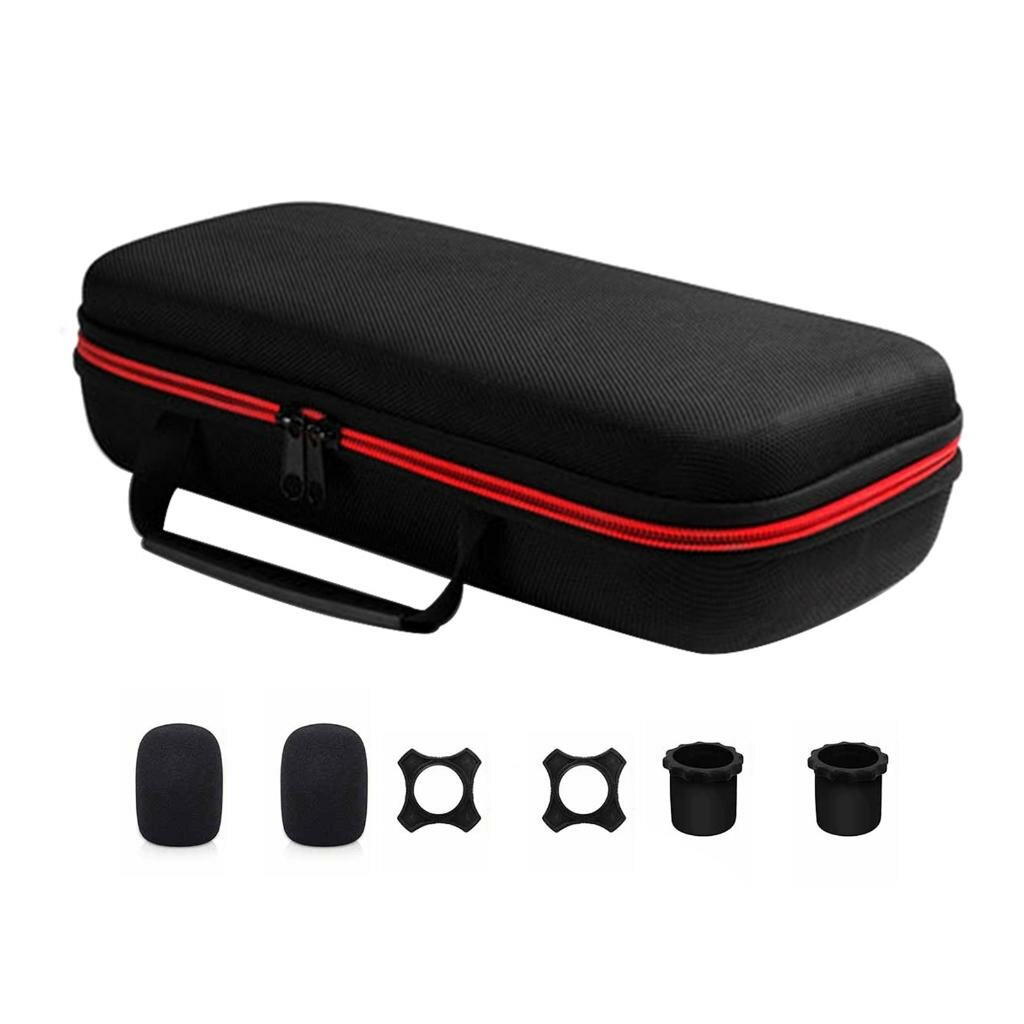 Чехол-кейс EVA для беспроводного микрофона, Черный